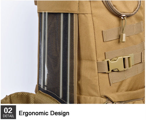 50L Military MOLLE Tactical Army Backpack with Waist Strap – ERucks