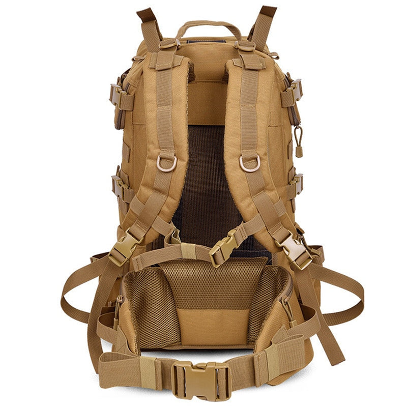 50L Military MOLLE Tactical Army Backpack with Waist Strap — ERucks