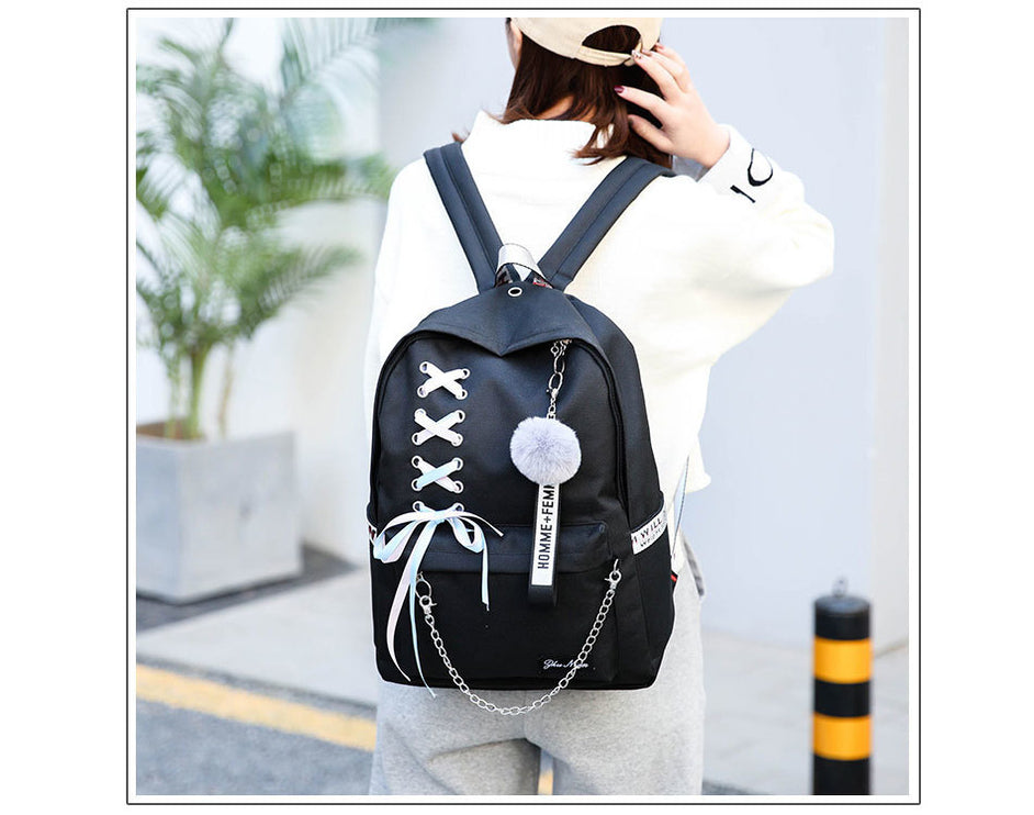 Girls Punk Lace-Up School Backpack — ERucks