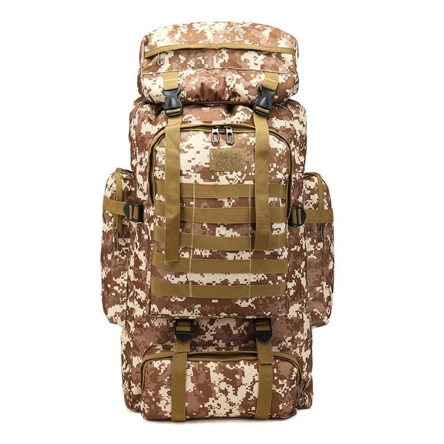 80L Large Military MOLLE Tactical Army Backpack Rucksack – ERucks